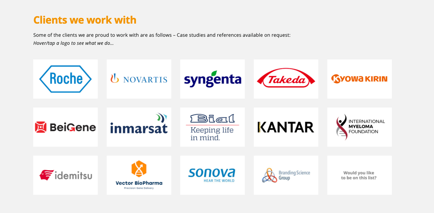 Who we work with - Hive Logic